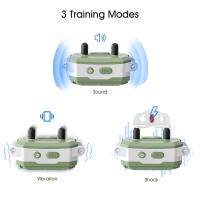 China Automatic AI Intelligent Recognition Dog Training Collar IPX7 Waterproof Rechargeable Battery >20 Hours Bark Control Barking for sale