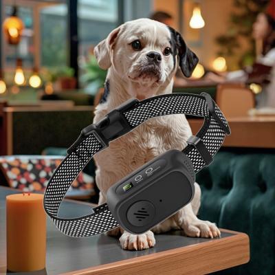 China IP67 Waterproof Rechargeable Bark Control Dog Training Collar with 20h Battery Life for sale