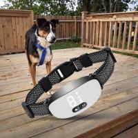 China Smart Rechargeable Bark Control Dog Training Collar IP67 Waterproof 20H Battery Life for sale
