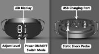 China Smart Rechargeable Bark Control Dog Training Collar IP67 Waterproof 20H Battery Life for sale