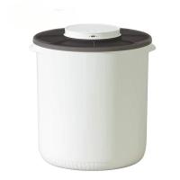 China Smart Pet Solid Pattern 13L Eco-Friendly Moisture-Proof Storage Bucket Automatic Cat/Dog Grain Vacuum Bucket Battery Cat for sale