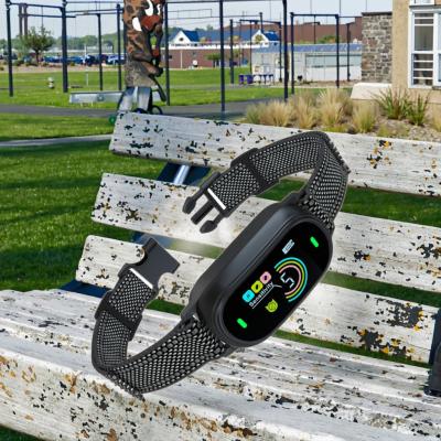 China Rechargeable IP67 Waterproof Dog Bark Control Training Collar 5 Sensitivity Levels 20 Hours for sale