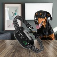 China Waterproof Rechargeable Dog Bark Control Collar IP67 for Large Medium Small Dogs Anti Barking Training 20h Battery for sale