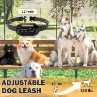 China Waterproof Rechargeable Dog Bark Control Collar IP67 for Large Medium Small Dogs Anti Barking Training 20h Battery for sale