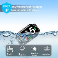 China Smart Color Screen Ultrasonic Bark Stopper Dog Collar IP67 Waterproof Rechargeable 20H Battery Eco-Friendly Plastic for sale