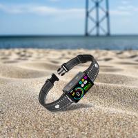 China Rechargeable Dog Training Collar IP67 Waterproof LCD Color Screen 20H Battery Bark Control for sale