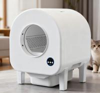 China Smart Plastic Cat Litter Box Enclosed Automatic Cleaning Eco-Friendly Remote Control Odor Control for sale