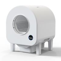 China Self-Cleaning Plastic Cat Litter Box 60L Large Capacity Smart Enclosed Remote Control Eco-Friendly for sale