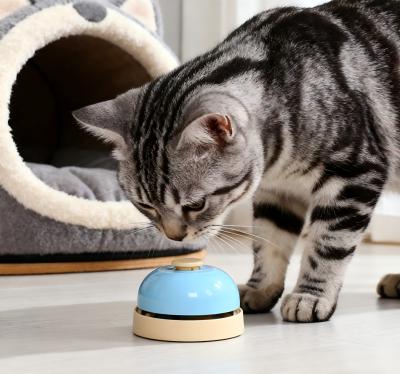 China Durable Plastic Pet Bell Interactive Training Toy Multiple Colors 2.5cm Diameter for sale