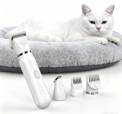 China Adjustable Blade Stainless Steel Pet Hair Removal Mitts Rollers Set Rechargeable 4-in-1 for sale