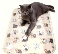 China Soft Smart Pet Heating Blanket with Temperature Control Removable Washable Comfortable Round Cotton for Chickens for sale
