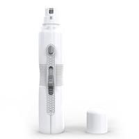 China Portable Stainless Steel Pet Nail Clipper LED Rechargeable Adjustable Non-slip Grip 3.7V for sale