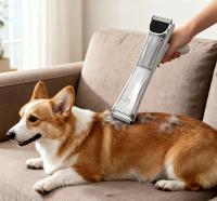 China Quiet Pet Hair Clipper Rechargeable Wireless for Dogs Cats Safe Blade 6000mAh Battery for sale