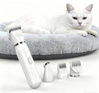 China Stainless Steel Pet Hair Removal Mitts Rollers Set Electric Rechargeable Adjustable Blade 3 Speeds for sale