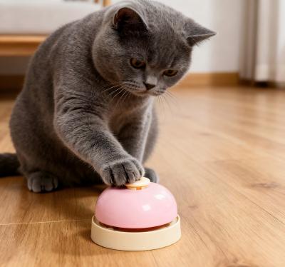 China Multiple Colors Chicken Bell Lifelike Ball Interactive Training Press Toy Taffeta Material for sale