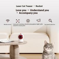 China Smart Interactive Cat Laser Toy ABS Material Model Du-TC02 Mobile Phone APP Remote Control Eco-Friendly for sale