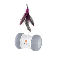 China Electric Automatic Roller Tumbler Cat Toy Eco-Friendly Laser Interactive Self-Play Pet Toy Model DU-CP01 for sale