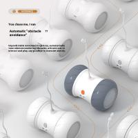 China Electric Automatic Roller Tumbler Cat Toy Eco-Friendly Laser Interactive Self-Play Pet Toy Model DU-CP01 for sale