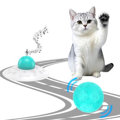 China Interactive 3-in-1 Cat Dog Toy Rechargeable Automatic Rolling Ball Eco-Friendly Plastic with Feather Wand for sale