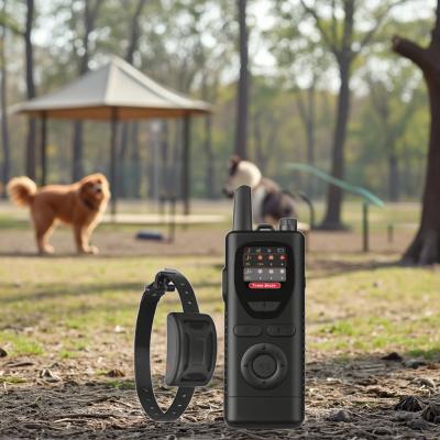 China Portable GPS Dog Fence Trainer IP67 Waterproof Rechargeable Wireless Bark Control 2-in-1 for Dogs for sale