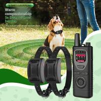 China Portable GPS Dog Fence Trainer IP67 Waterproof Rechargeable Wireless Bark Control 2-in-1 for Dogs for sale