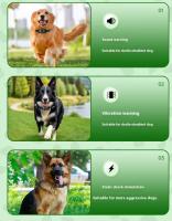 China Portable GPS Dog Fence Trainer IP67 Waterproof Rechargeable Wireless Bark Control 2-in-1 for Dogs for sale