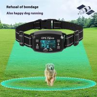 China XWPET XW-T19 GPS Wireless Dog Fence IP67 Waterproof Rechargeable Smart Pet Electric Fence with OLED Display for sale