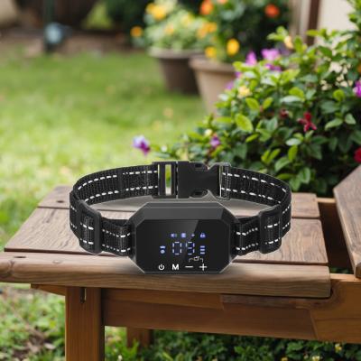 China Portable Smart GPS Wireless Dog Fence System IP67 Waterproof Rechargeable Training Shock Collar for Dogs for sale