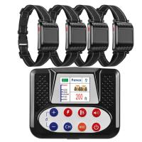 China Smart Rechargeable Wireless Dog Training Collar IP67 Waterproof Shock Bark Stop for Outdoor Pets for sale
