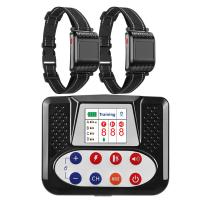 China Smart Rechargeable Wireless Dog Training Collar IP67 Waterproof Shock Bark Stop for Outdoor Pets for sale