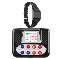 China Smart Rechargeable Wireless Dog Training Collar IP67 Waterproof Shock Bark Stop for Outdoor Pets for sale
