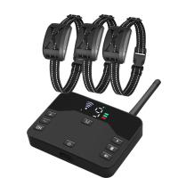 China Rechargeable Wireless Dog Training Collar 2-in-1 Bark Control Custom Colors 20h Battery for sale