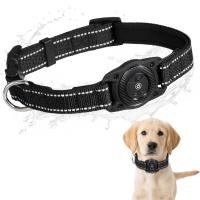 China GPS Dog Collar Real Time Tracking Waterproof Reflective Soft Padded Durable Plastic D Ring Rechargeable 216g for sale