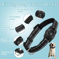 China GPS Dog Collar Real Time Tracking Waterproof Reflective Soft Padded Durable Plastic D Ring Rechargeable 216g for sale