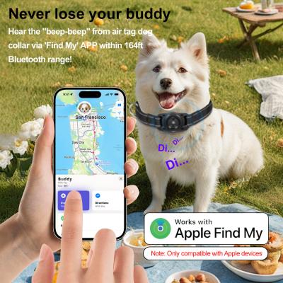 China Durable Plastic GPS Navigator Dog Collar Waterproof Reflective Real-Time Tracking Soft Padded Adjustable for sale