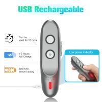 China Eco-friendly Ultrasonic Dog Repeller IP67 Waterproof Bark Control Training Device 20h Battery for sale
