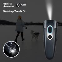 China IP67 Waterproof Ultrasonic Dog Bark Deterrent Rechargeable Handheld Anti Barking Device 4 Modes 20H Battery for sale