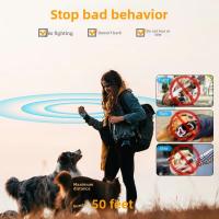 China USB Rechargeable Handheld Ultrasonic Dog Bark Deterrent IP67 Waterproof 20H Battery for sale