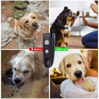 China IP67 Waterproof Ultrasonic Dog Bark Stopper Rechargeable Handheld Trainer 20h Battery Long Range Outdoor Repellent for sale