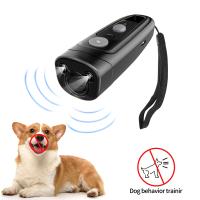 China IP67 Waterproof Ultrasonic Dog Bark Stopper Rechargeable Handheld Trainer 20h Battery Long Range Outdoor Repellent for sale