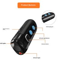 China Rechargeable Ultrasonic Dog Repellent IP67 Waterproof Bark Control Device 20h Battery for sale
