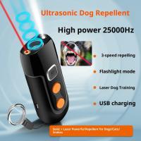 China Rechargeable Ultrasonic Dog Repellent IP67 Waterproof Bark Control Device 20h Battery for sale