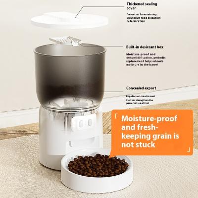 China Tuya Smart 3L Automatic Pet Feeder with Camera WiFi IPX5 Waterproof 110-240V for Dogs Cats for sale