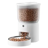 China Smart Pet Feeder 3L Capacity Eco-Friendly ABS Plastic Stainless Steel Bowls Automatic Battery Charge for Cats Dogs for sale
