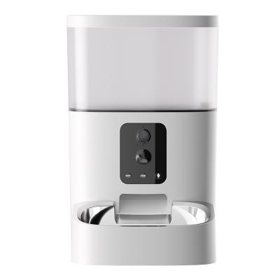 China Intelligent Dual Camera AI Feeder for Cat and Dog Solid Pattern Automatic Food Chaser with Eco-Friendly Battery Charging Source for sale