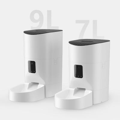 China Smart Pet Feeder 7L 9L Automatic Plastic Eco-Friendly APP Remote Control for Cats Dogs for sale