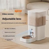 China Intelligent 6L Pet Food Dispenser with Camera IPX5 Waterproof Automatic Feeder for Dogs Cats Indoor Outdoor Travel for sale