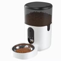 China 4L Automatic Smart Pet Feeder with WiFi Remote Control and Camera for Dogs Cats for sale