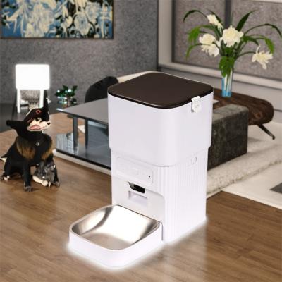 China Automatic Pet Feeder with Camera APP Control 7L Capacity IPX5 Waterproof Eco-Friendly Plastic Bowls for Dogs Cats for sale