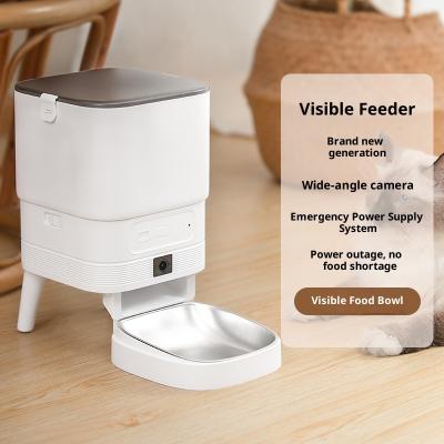 China Automatic Pet Feeder for Cats Dogs with IPX5 Waterproof Stainless Steel Bowls 2L Capacity for sale